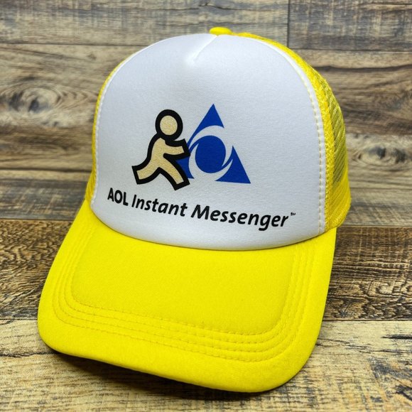 Unbranded | Accessories | Retro Aol Instant Messenger Mens Trucker Hat ...